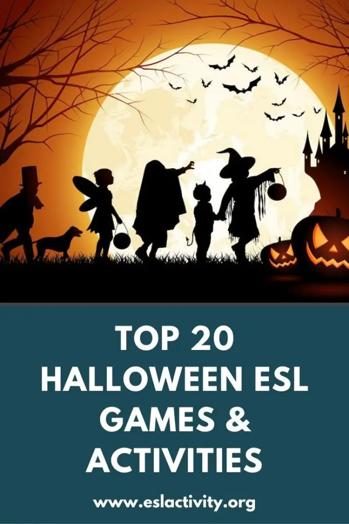 Halloween ESL Activities Games Worksheets Lesson Plans