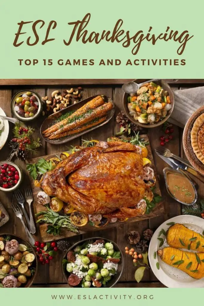 Thanksgiving For ESL Students Games Activities Lesson Plans Thanksgiving For ESL Students Games Activities Lesson Plans